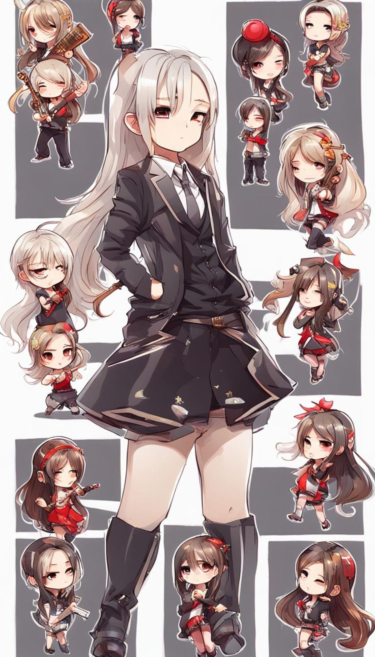 Chibis style, TNT Chinese group in concert. - AI Generated Artwork ...
