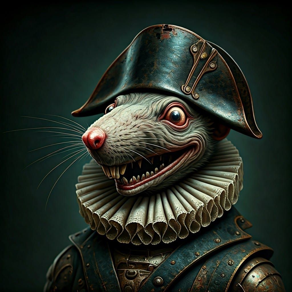 Rat From Napoleonic War - Grotesque Steampunk Abomination in...