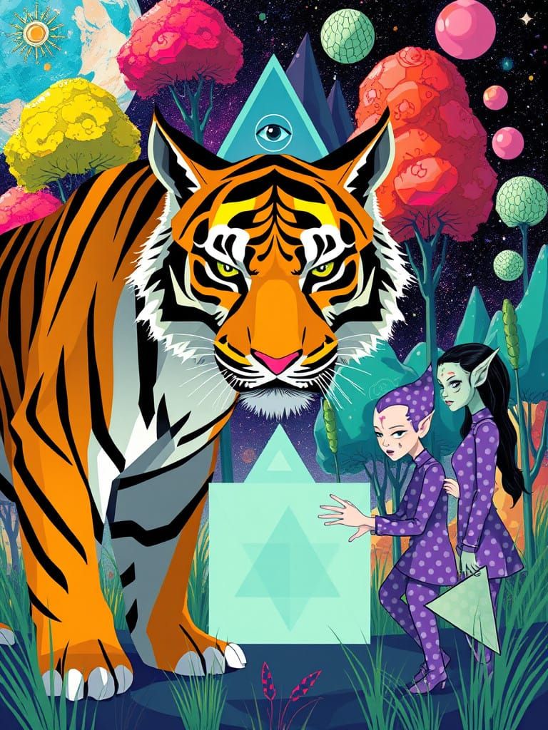 The eye above the tiger, in the Land of the Elves