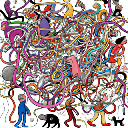 human spaghetti 000908 - AI Generated Artwork - NightCafe Creator