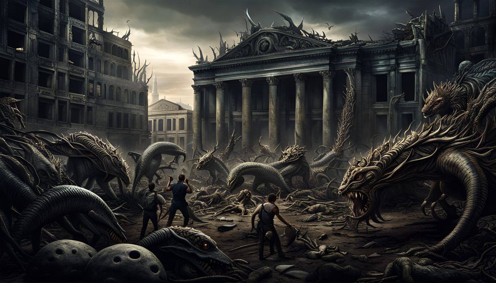 World War Alien - AI Generated Artwork - NightCafe Creator