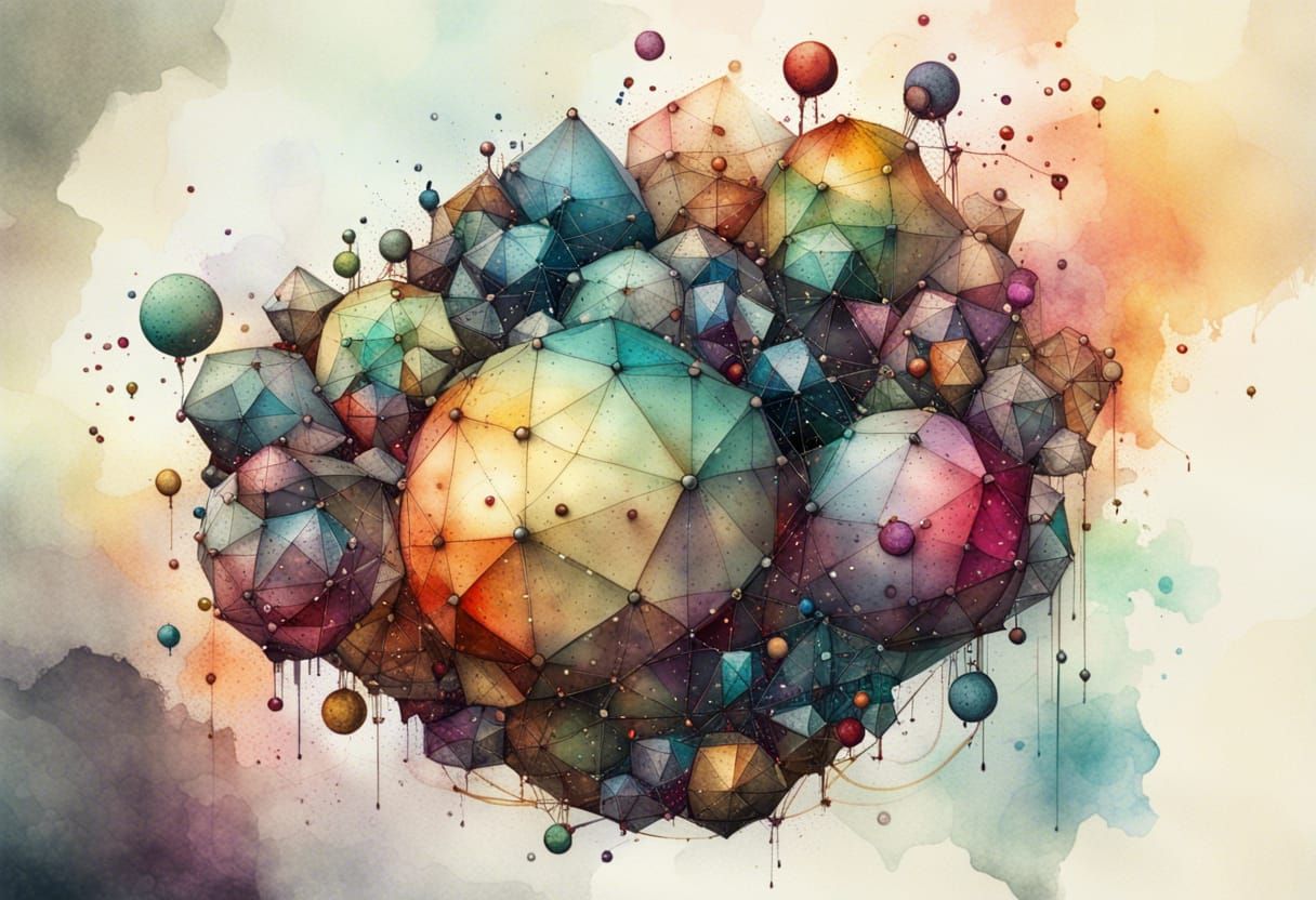 Molecular - AI Generated Artwork - NightCafe Creator