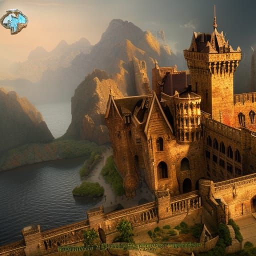 Castle - AI Generated Artwork - NightCafe Creator