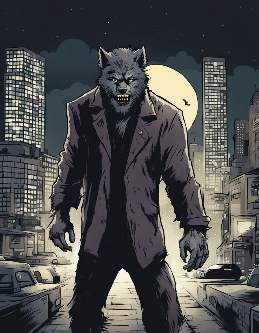 The Wolfman - AI Generated Artwork - NightCafe Creator