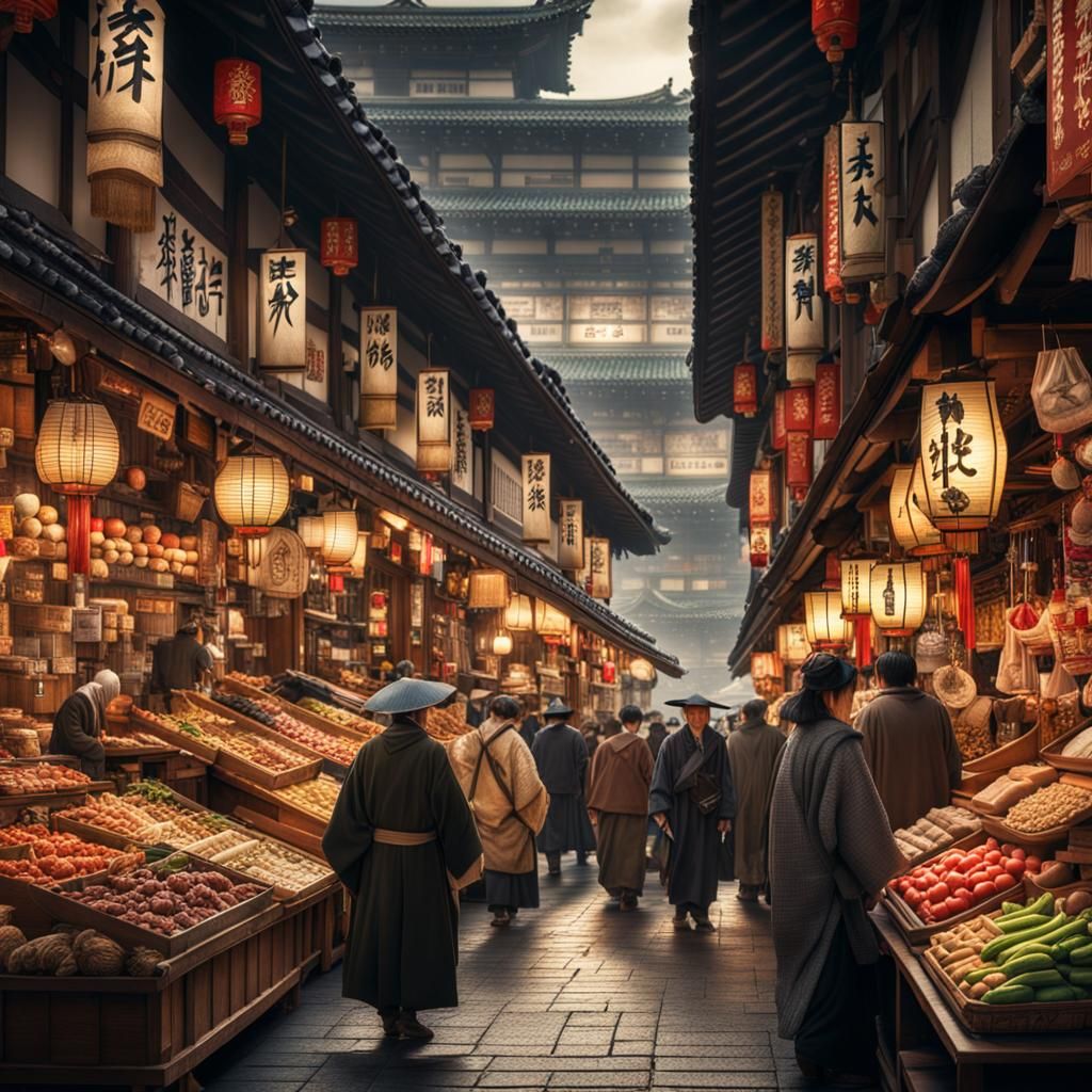 Market day - AI Generated Artwork - NightCafe Creator