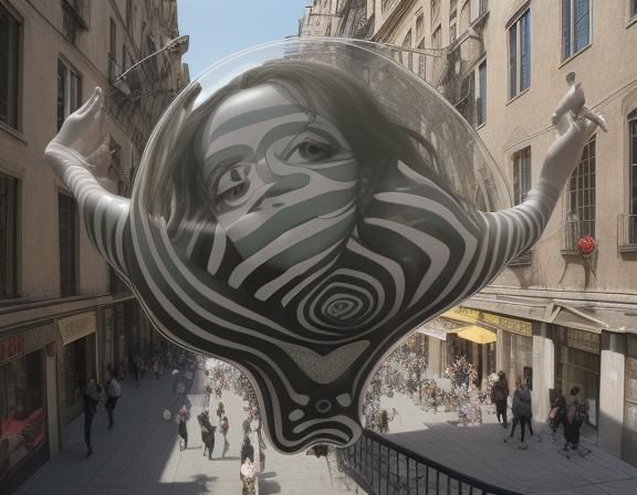 Zebra Bubble - AI Generated Artwork - NightCafe Creator