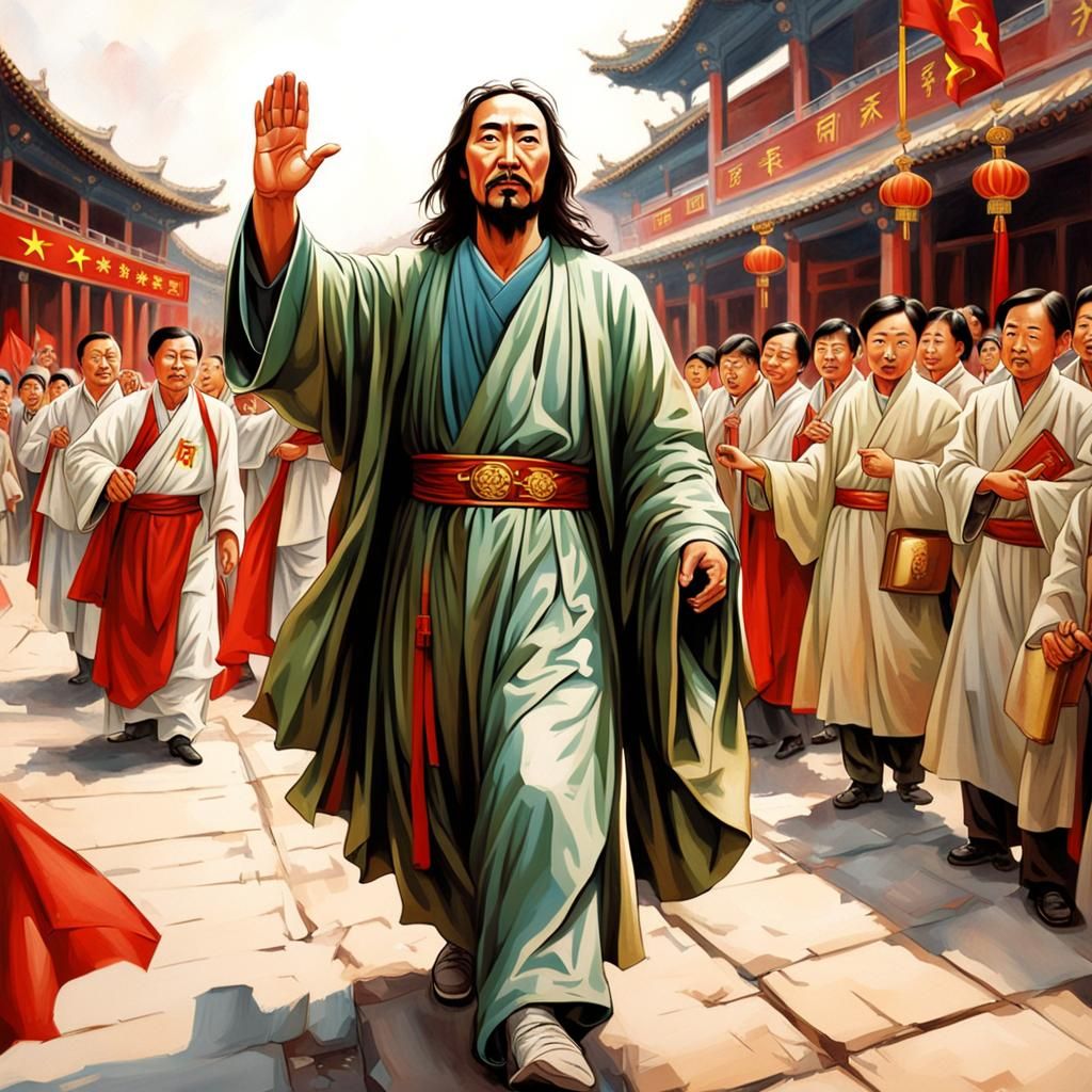 Chinese Jesus - AI Generated Artwork - NightCafe Creator