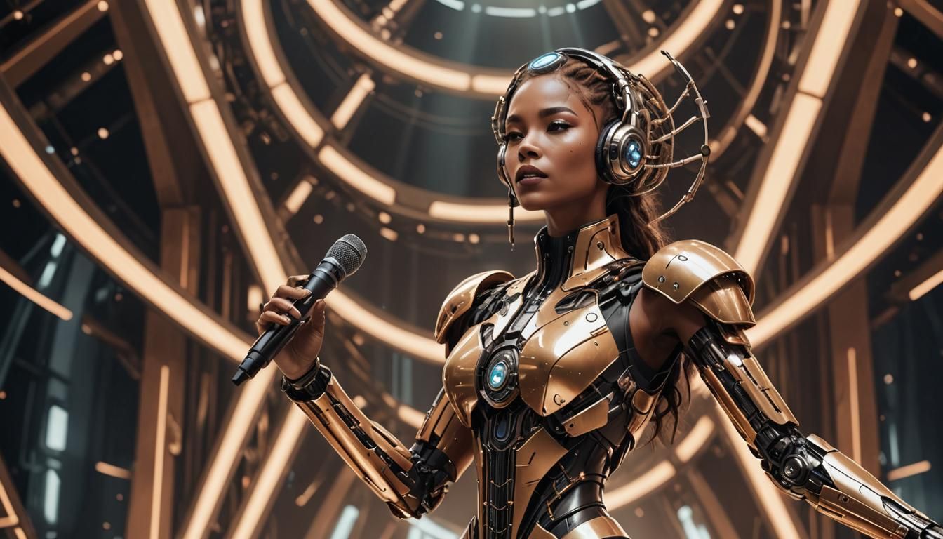 Singer - AI Generated Artwork - NightCafe Creator