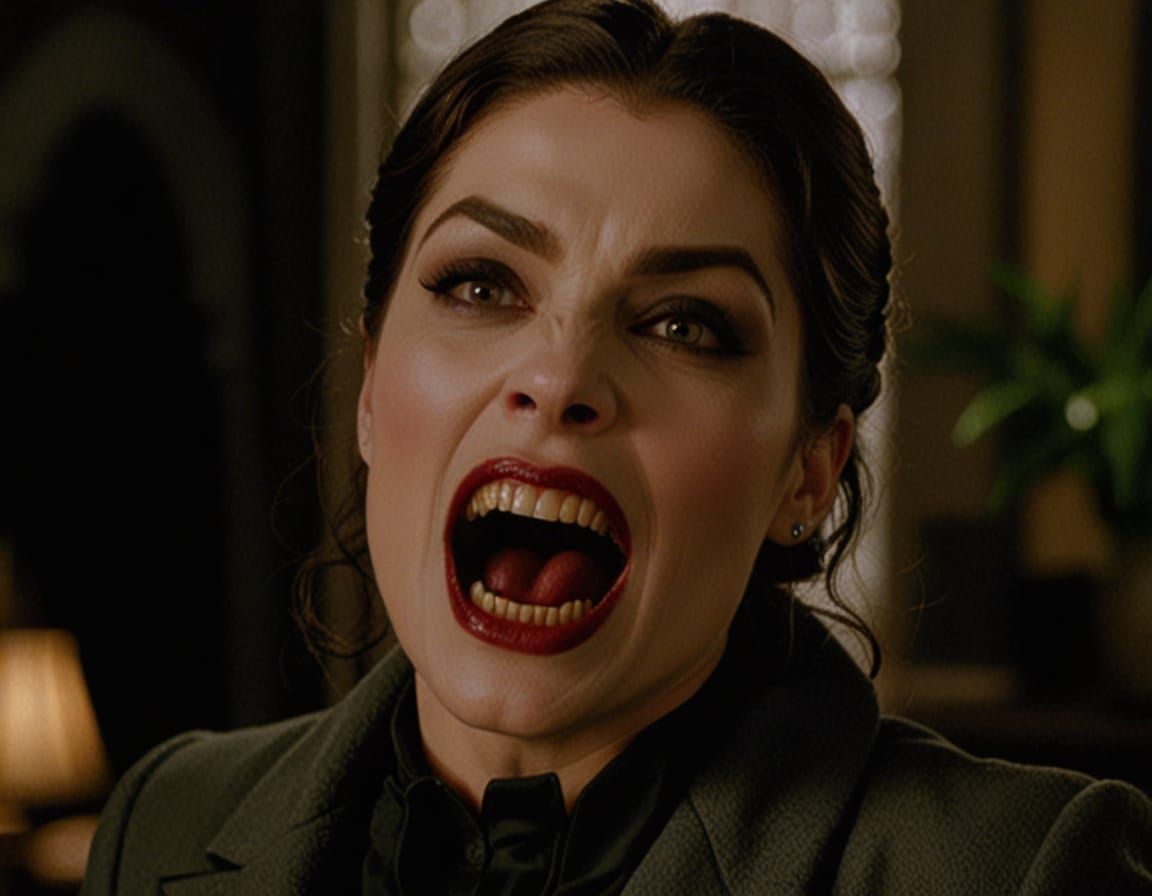 Selina Kyle as a roaring vampire! - Gothic Vampire Huntress ...