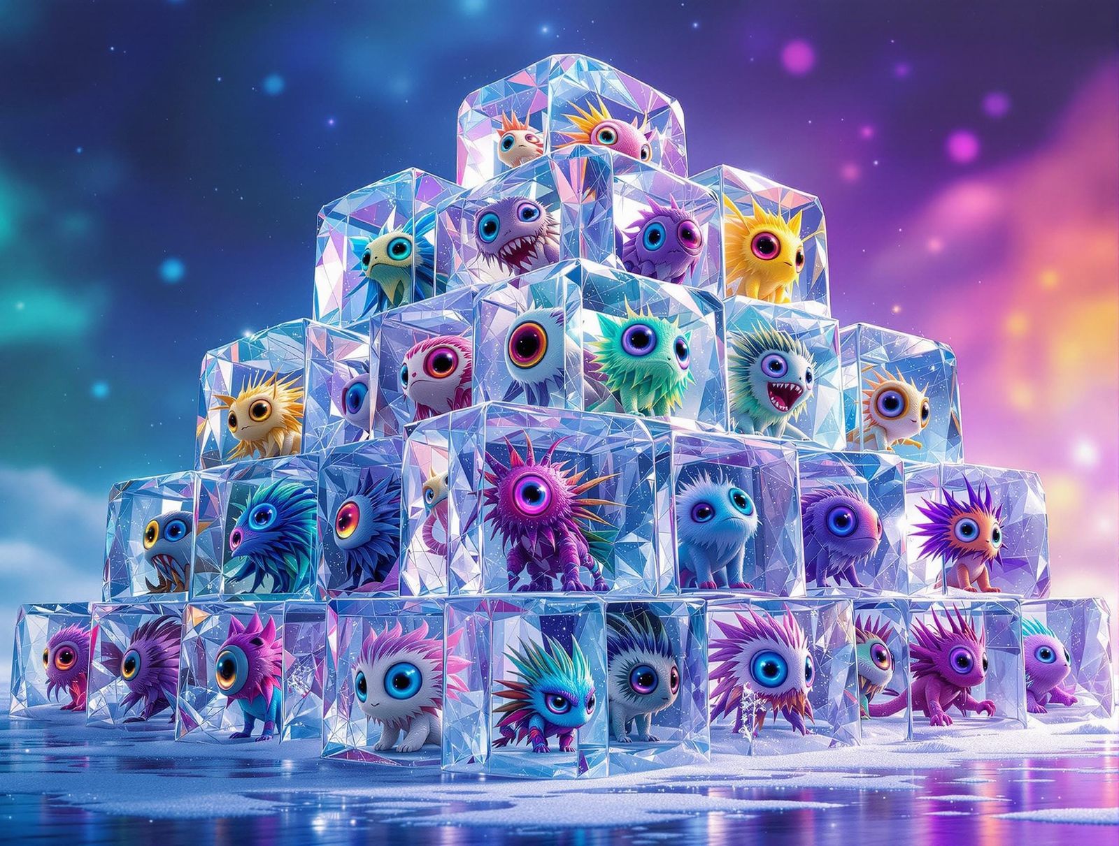 Ice monsters. - Ice monsters.