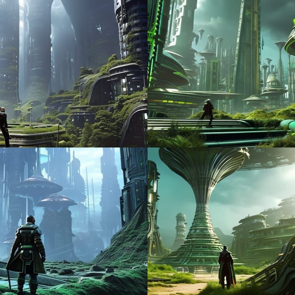 Solarpunk Cityscapes #13 - AI Generated Artwork - NightCafe Creator