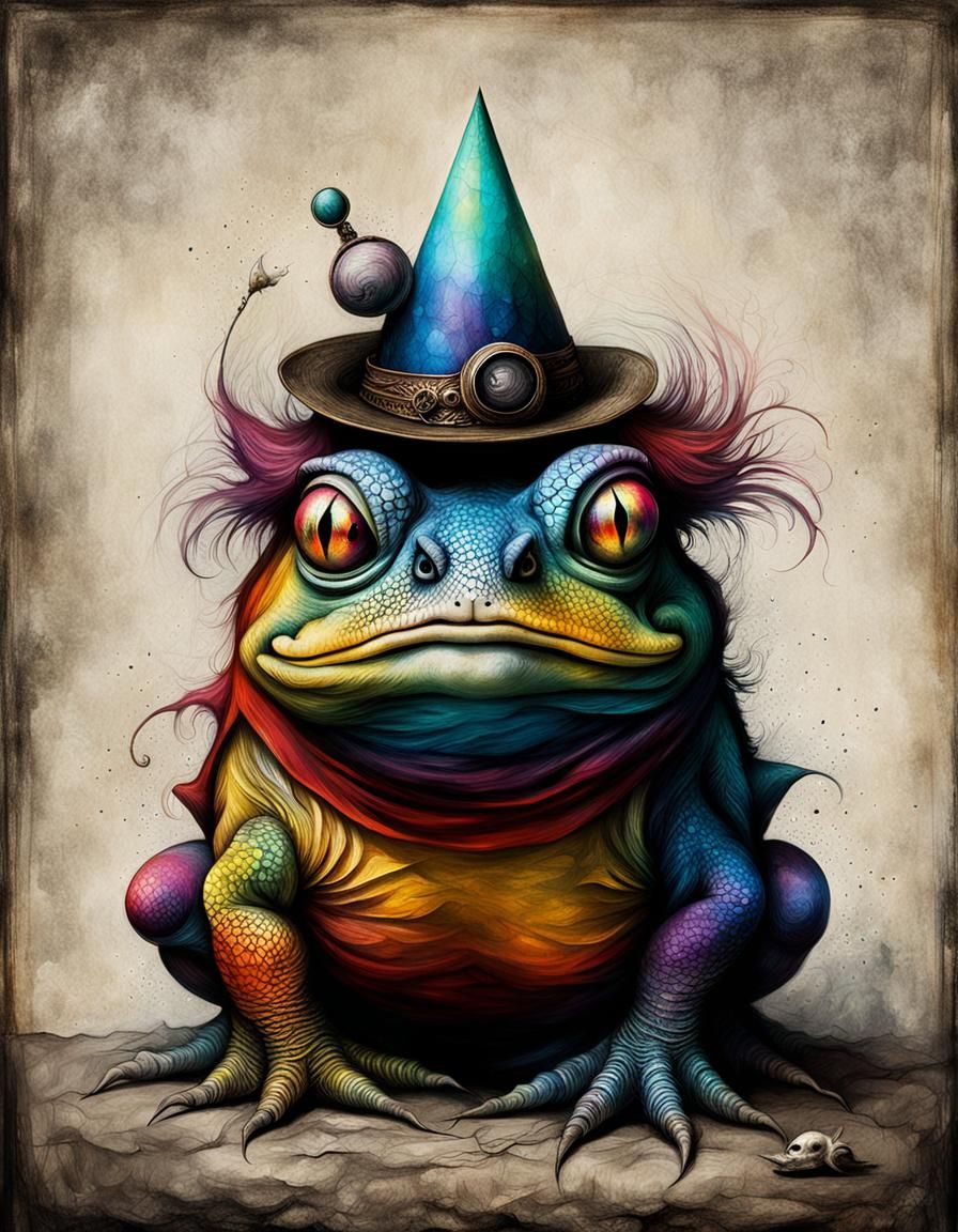 "Infamous Wrinkled Rainbow Lumpy Toad-Dragon Unicorn": photograph by ...