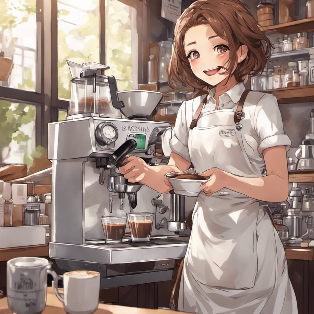 Kawaii Barista - AI Generated Artwork - NightCafe Creator