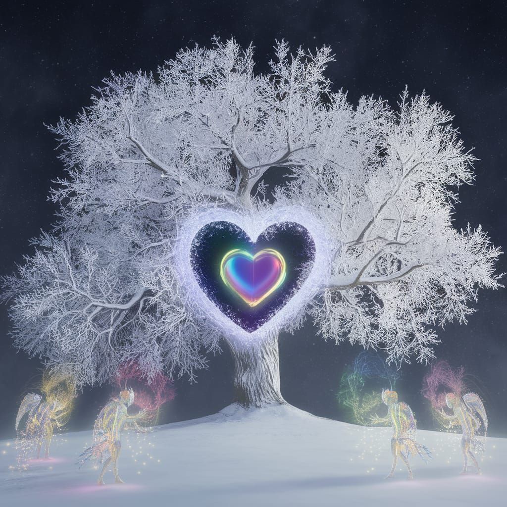 Angels protect the Tree of Life - Angels protect the Tree o...