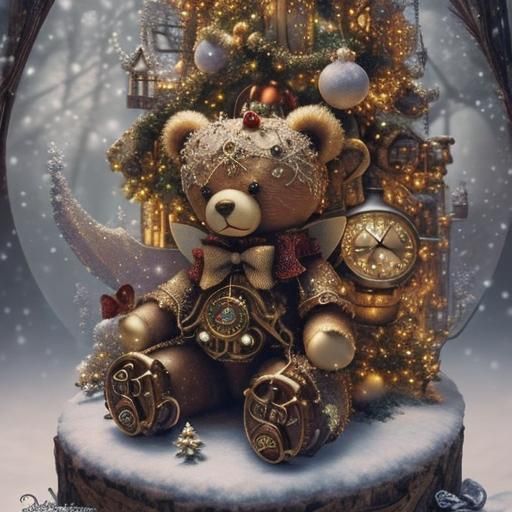 STUNNINGLY BEAUTIFUL FAIRY-TALE, FINELY DETAILED MAGICAL TEDDYBEAR ...
