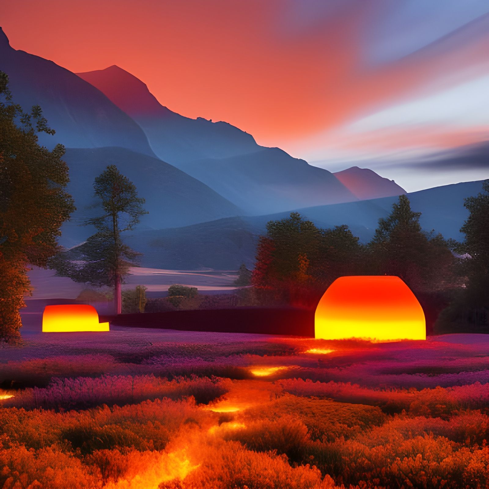 doubts set aflame warm colors surrealism AutoCAD mysterious - AI ...