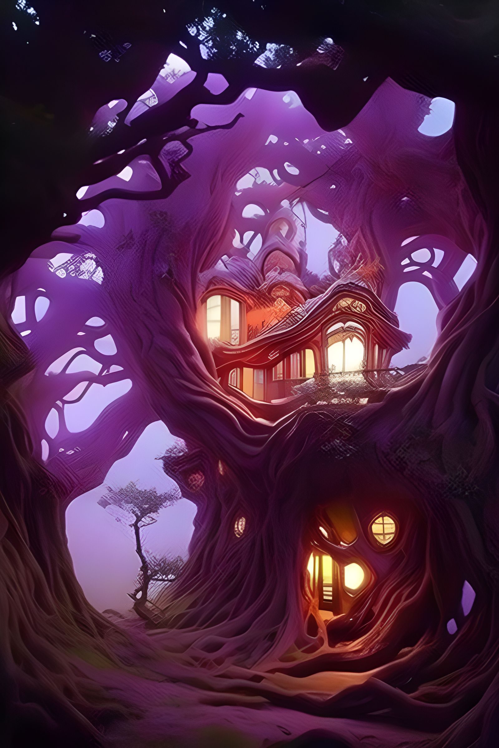 Cozy Faerie Community - AI Generated Artwork - NightCafe Creator