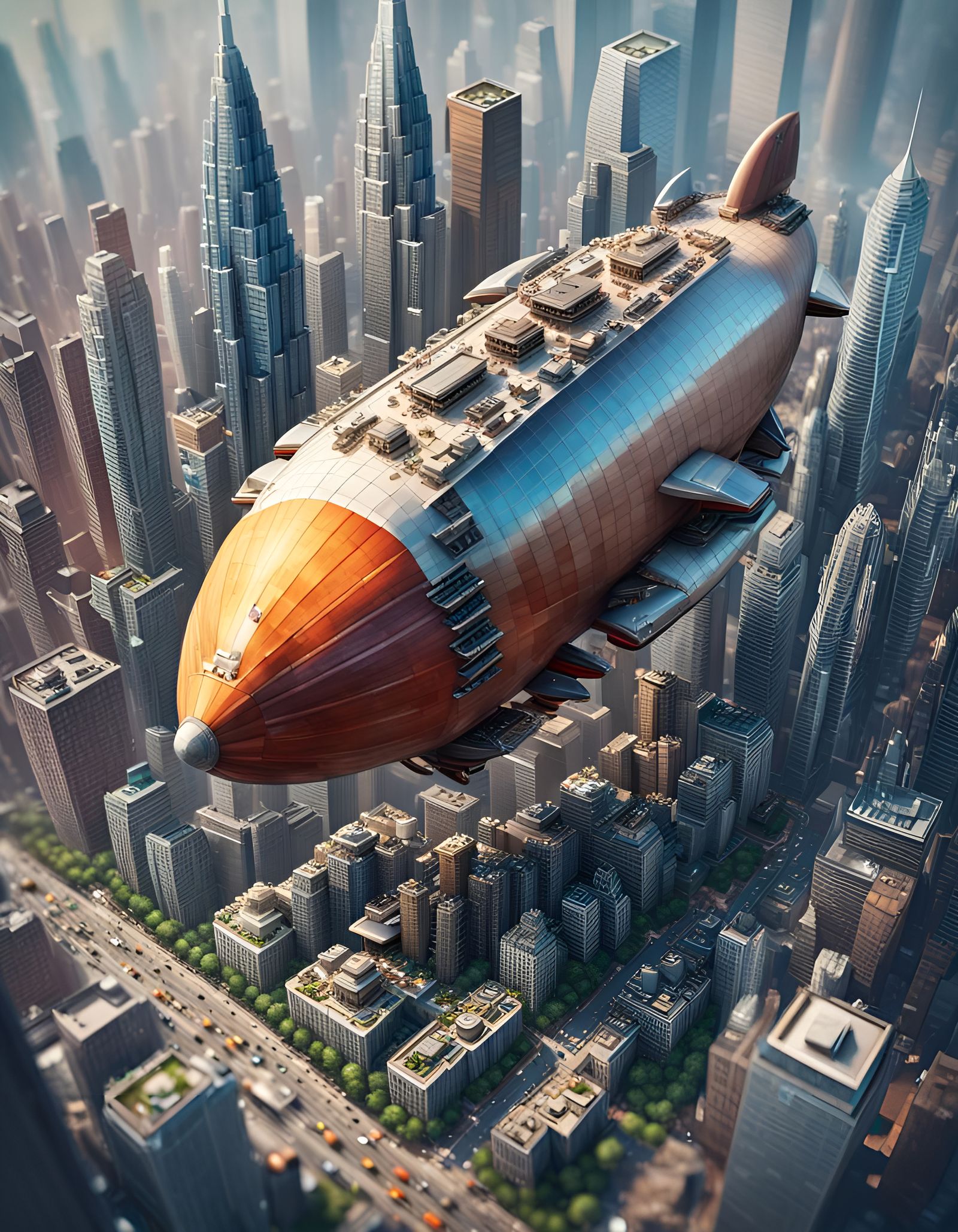 Airship floating … - AI Generated Artwork - NightCafe Creator