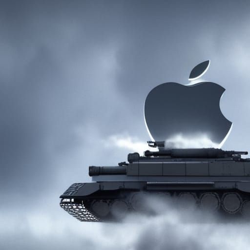 Brand wars: Apple unveils the iTank - AI Generated Artwork - NightCafe ...