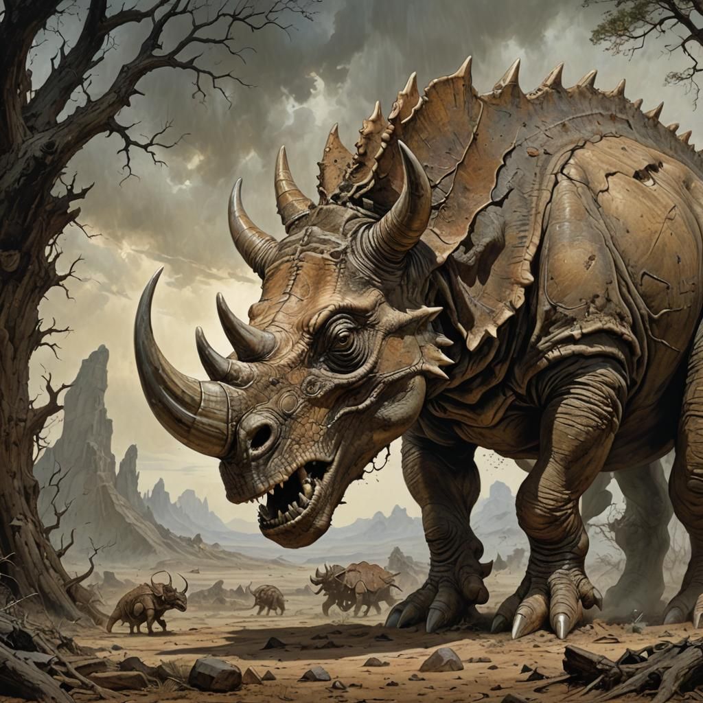 A Desolate Land, A Desperate Beast - AI Generated Artwork - NightCafe ...