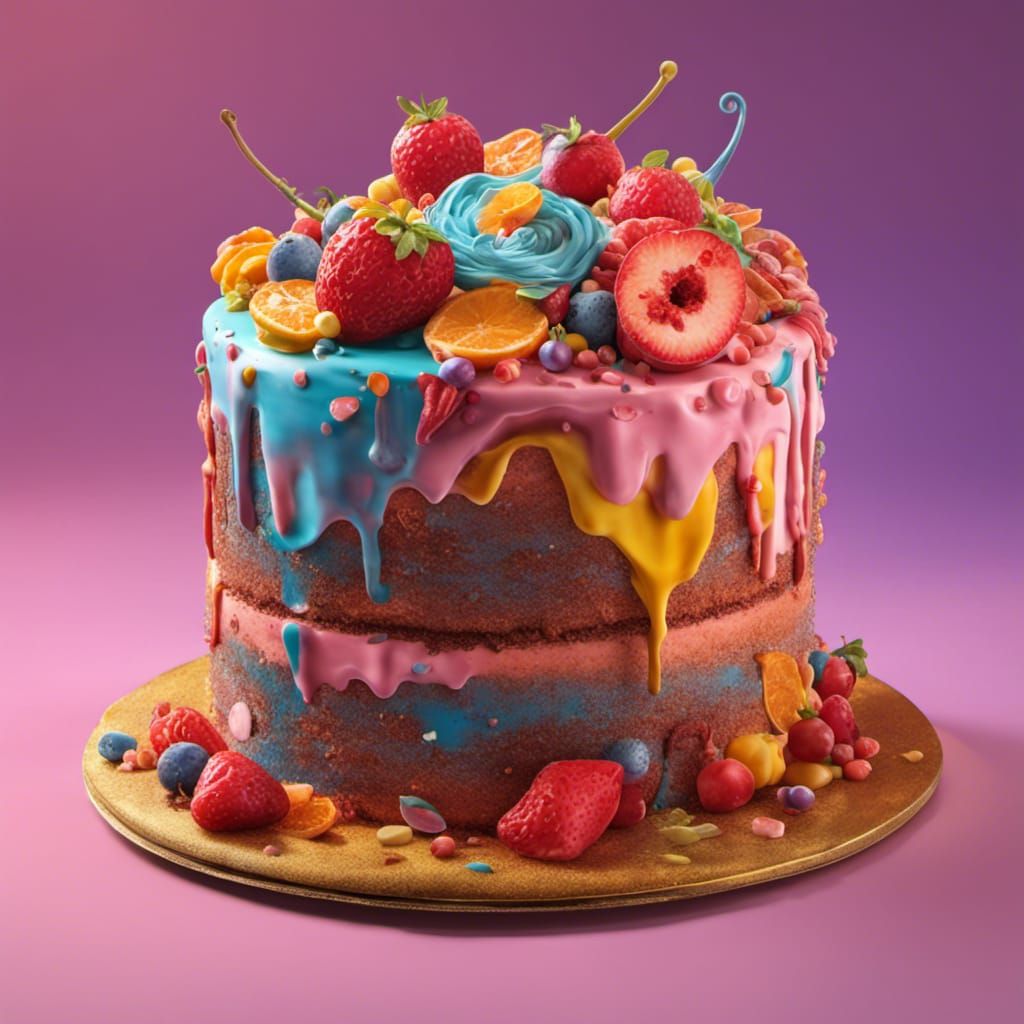 A Cake that resembles a household item (totally) - AI Generated Artwork ...