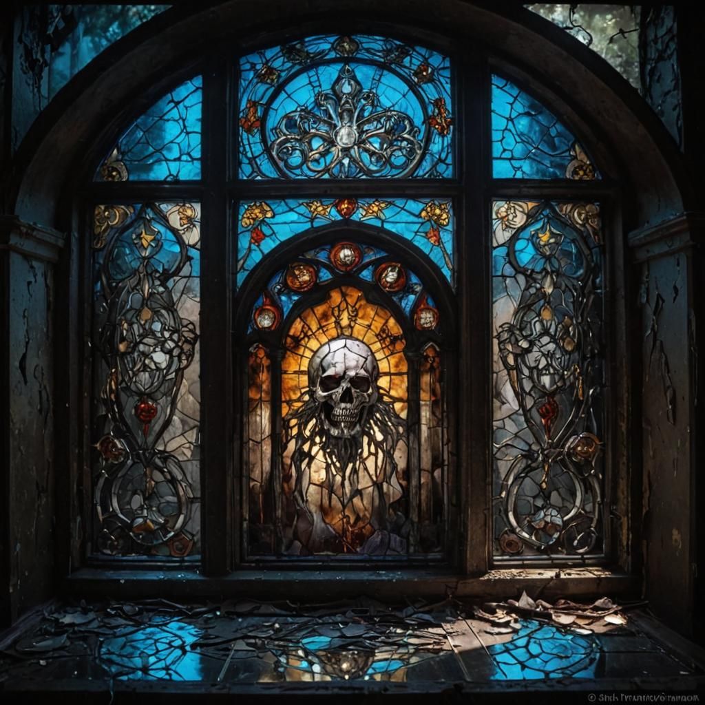 Dark Smokey Evil Sinister Elegance decaying, rusting, flaking, and ...