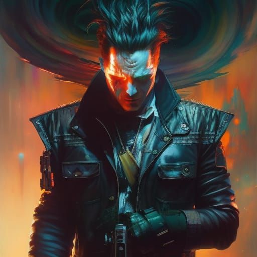 Tech-Warlock - AI Generated Artwork - NightCafe Creator