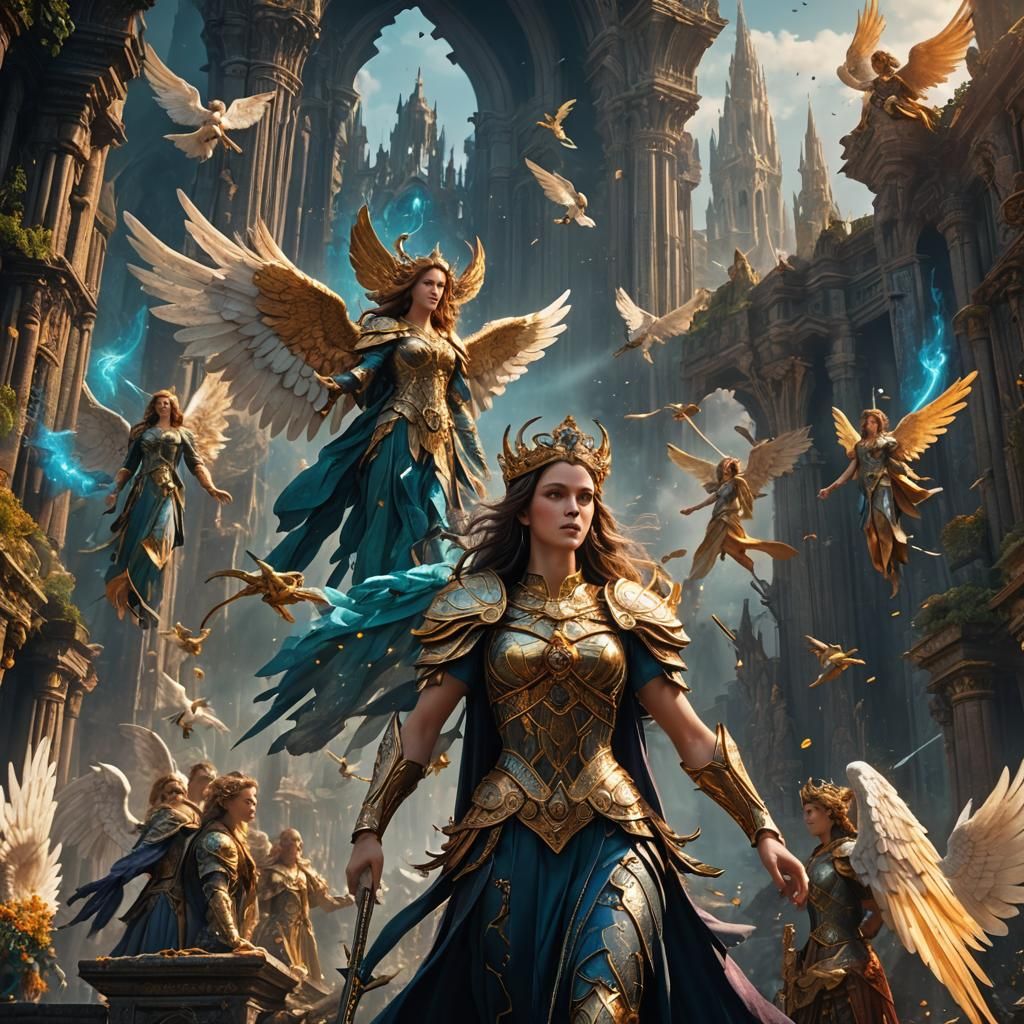divine angels - AI Generated Artwork - NightCafe Creator