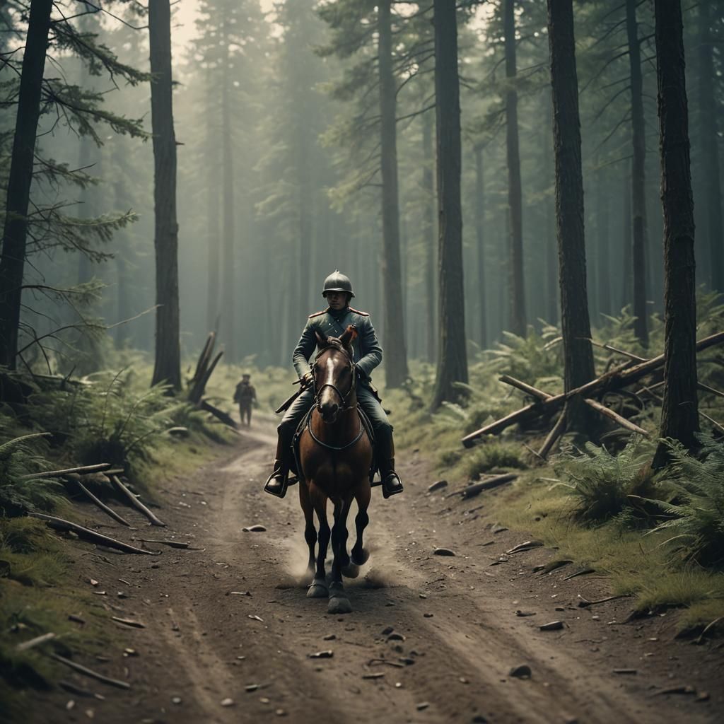 One Tin Soldier Rides Away - AI Generated Artwork - NightCafe Creator