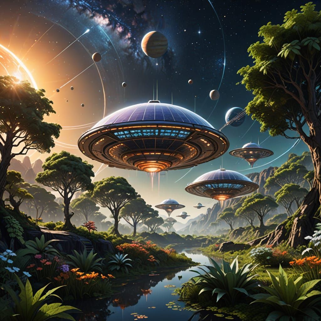 SolarPunk Settlement in the Archimedes System