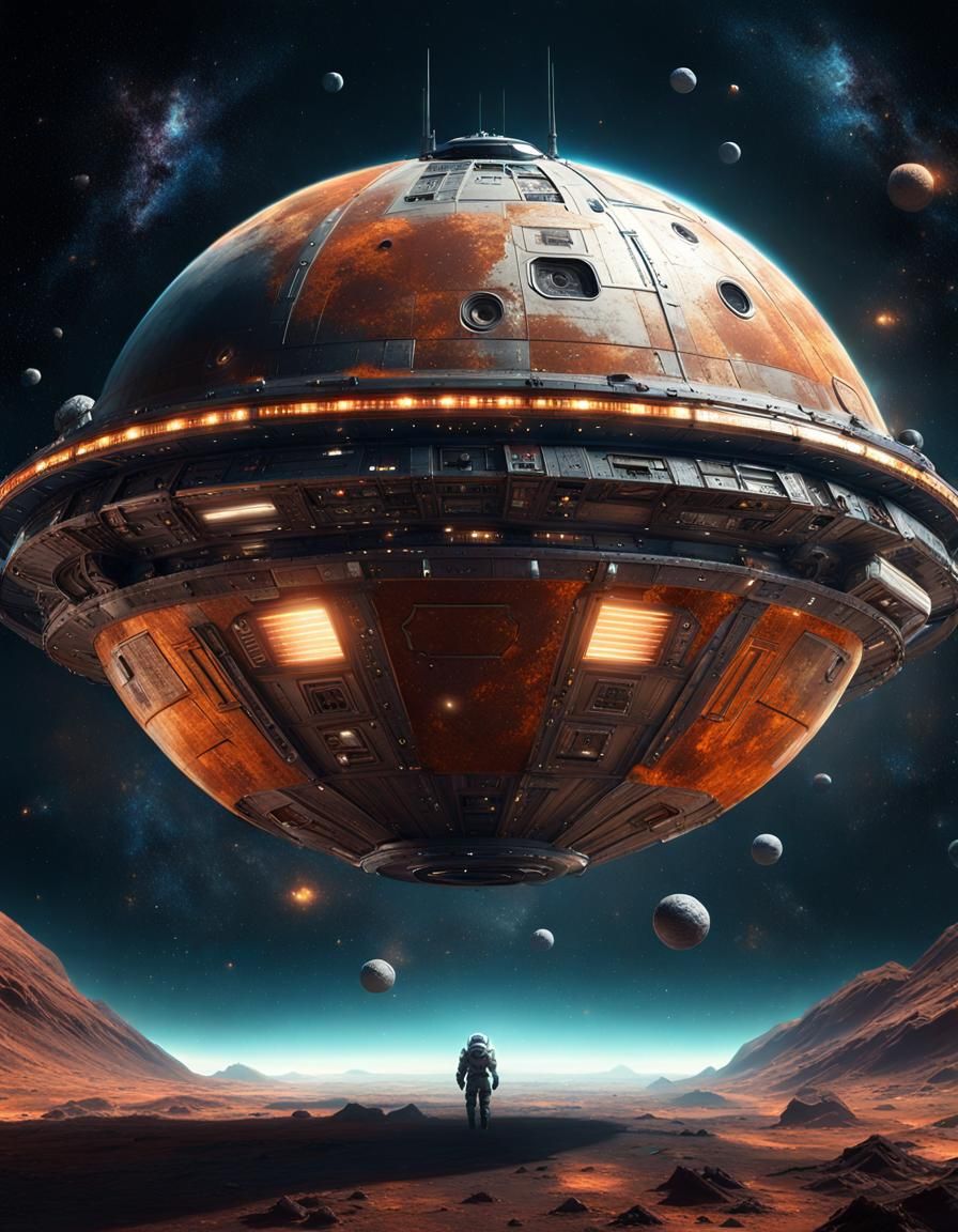 In the equatorial ring is the rotating habitat module ... - AI ...