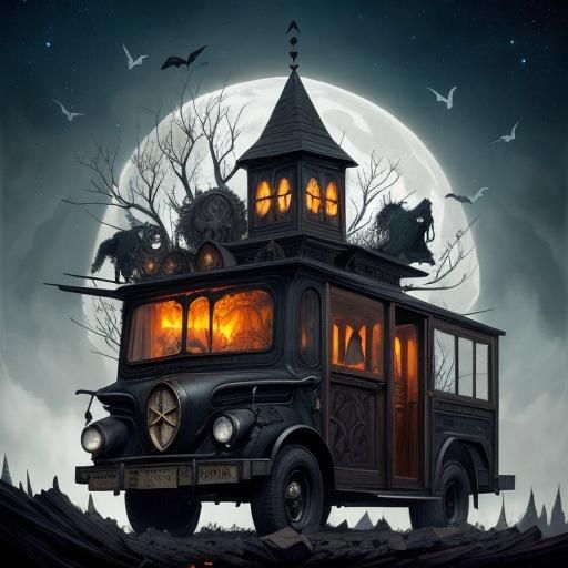 MOBILE WITCH CRAFT 12 - AI Generated Artwork - NightCafe Creator