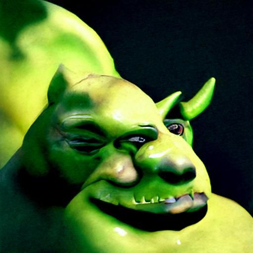 demon shrek hyperrealism 8K 3D - AI Generated Artwork - NightCafe Creator