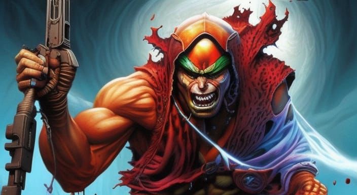 "man Crying" man crying, tears: epic dark fantasy masterpiece by Studio ...