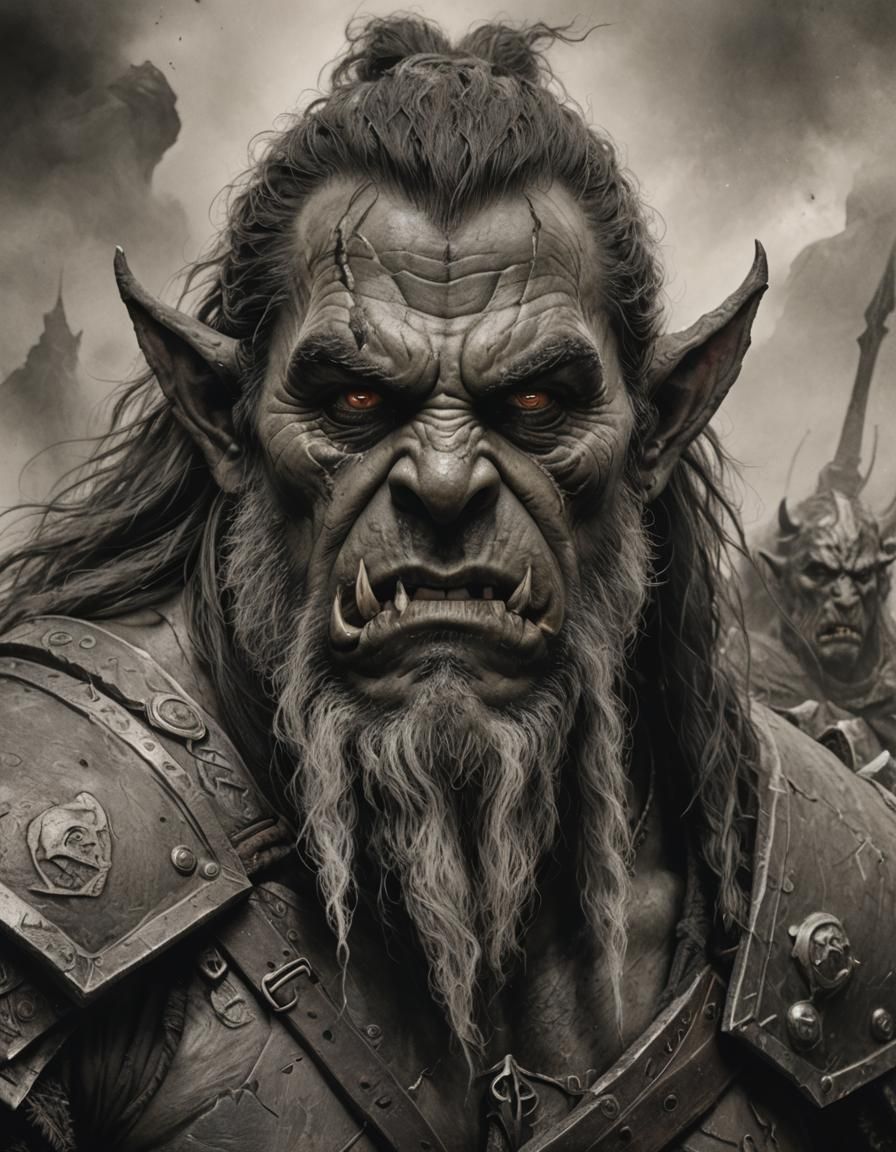 Orc Chieftain - AI Generated Artwork - NightCafe Creator