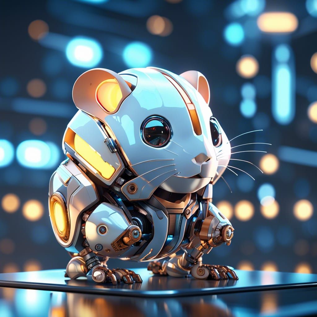 H.A.M.S.T.E.R. (Hyper Advanced Mechanized Squeaky Tiny Endearing Robot) - AI Generated Artwork ...
