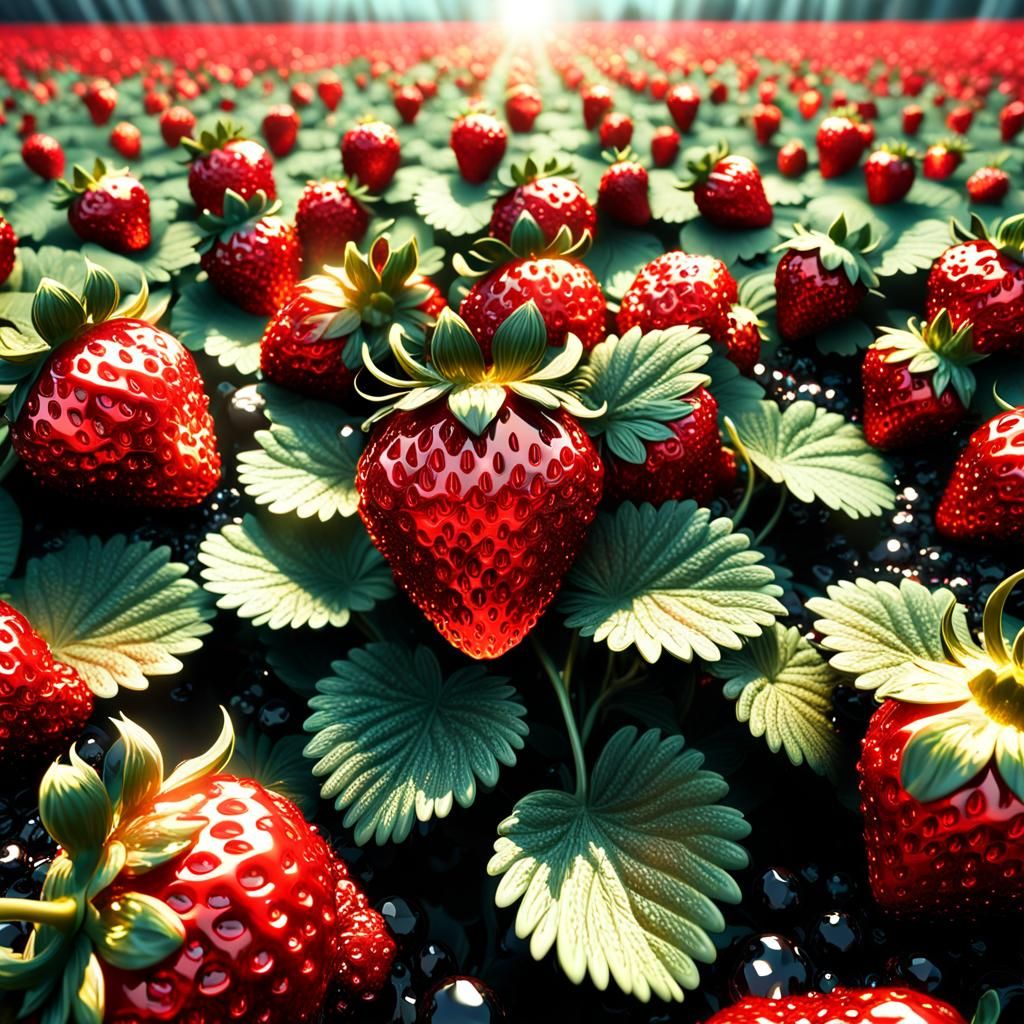 Strawberry Fields Forever - AI Generated Artwork - NightCafe Creator