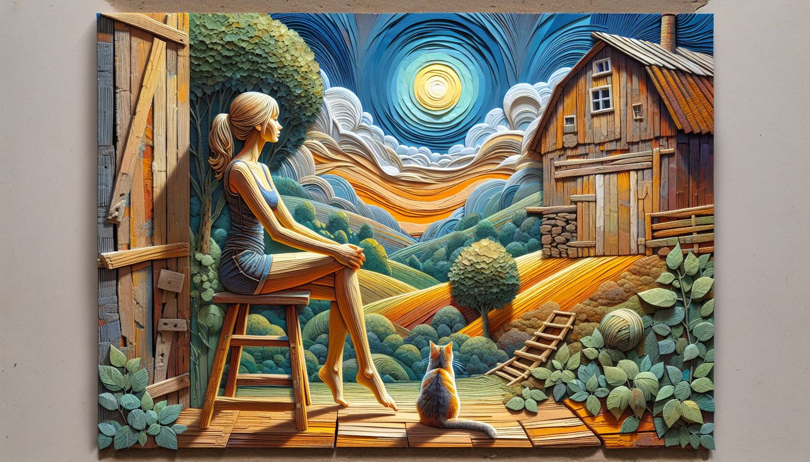 Barn - AI Generated Artwork - NightCafe Creator