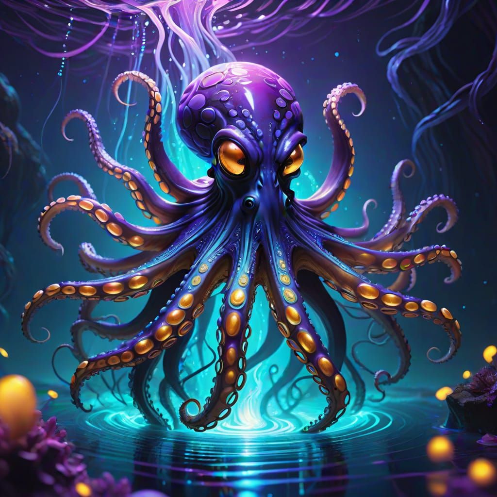 Ethereal Octo-Spider Hybrid Struts Fashion Runway ... - AI Art