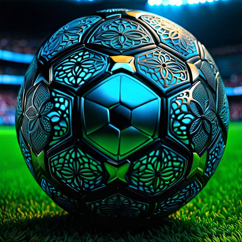 Designer Football - AI Generated Artwork - NightCafe Creator