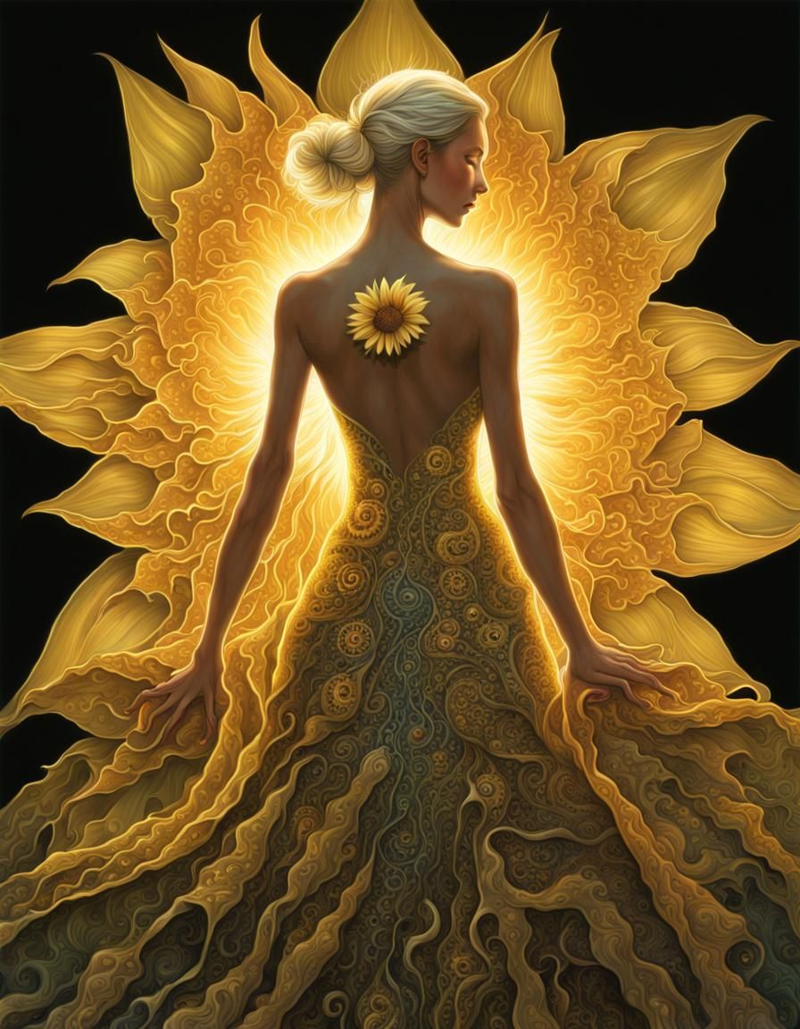 Sunflower creation - AI Generated Artwork - NightCafe Creator