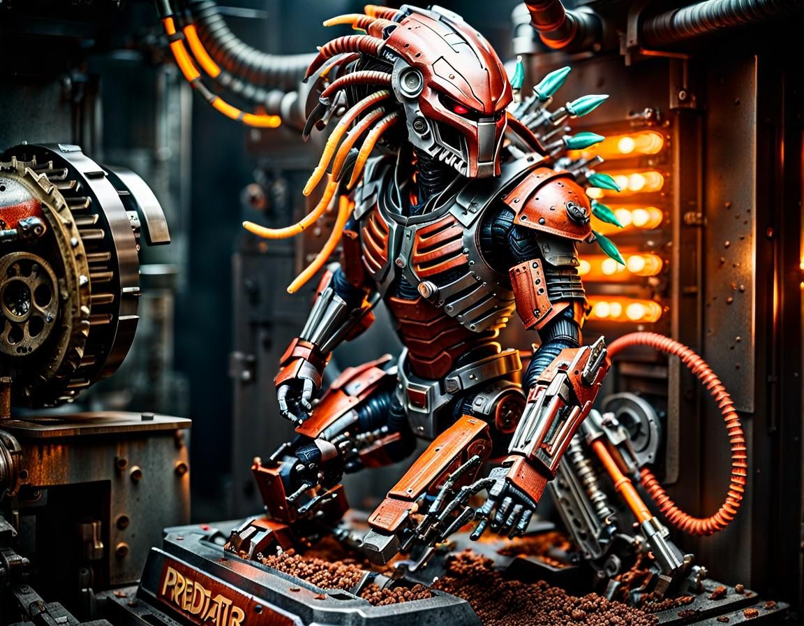 Robot Predator - AI Generated Artwork - NightCafe Creator