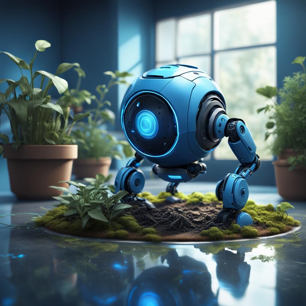 Growing plants - AI Generated Artwork - NightCafe Creator