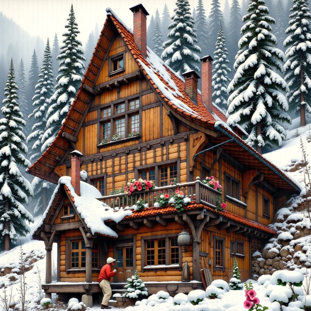 Zakopane Style houses - Traditional Zakopane-Style Mountain ...