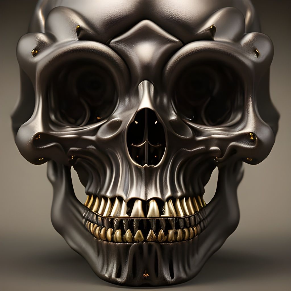 Skull - AI Generated Artwork - NightCafe Creator