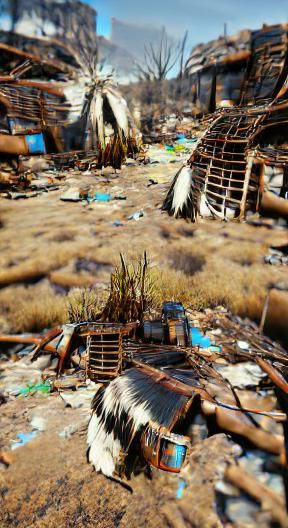 Post apocalyptic Native American Tribe - AI Generated Artwork ...