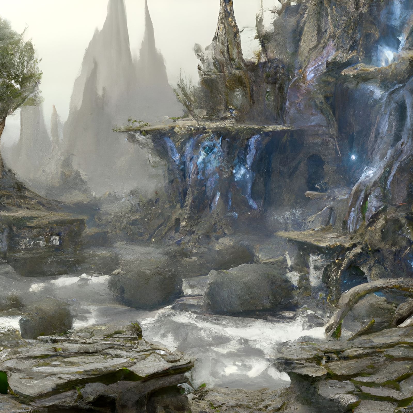 Magic Ruins - AI Generated Artwork - NightCafe Creator