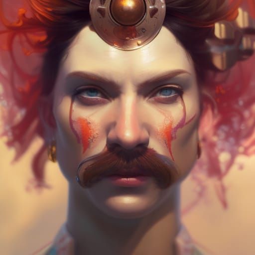 A Glorious Mustache - AI Generated Artwork - NightCafe Creator