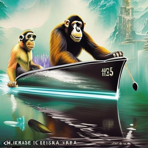 Boat trip - AI Generated Artwork - NightCafe Creator