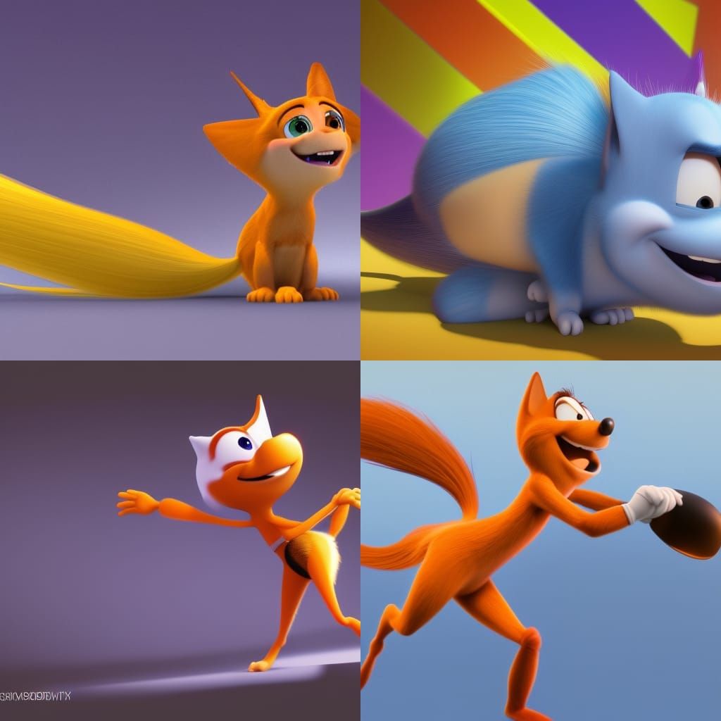 tails oc - Tails OC Character in 3D Digital Art Style